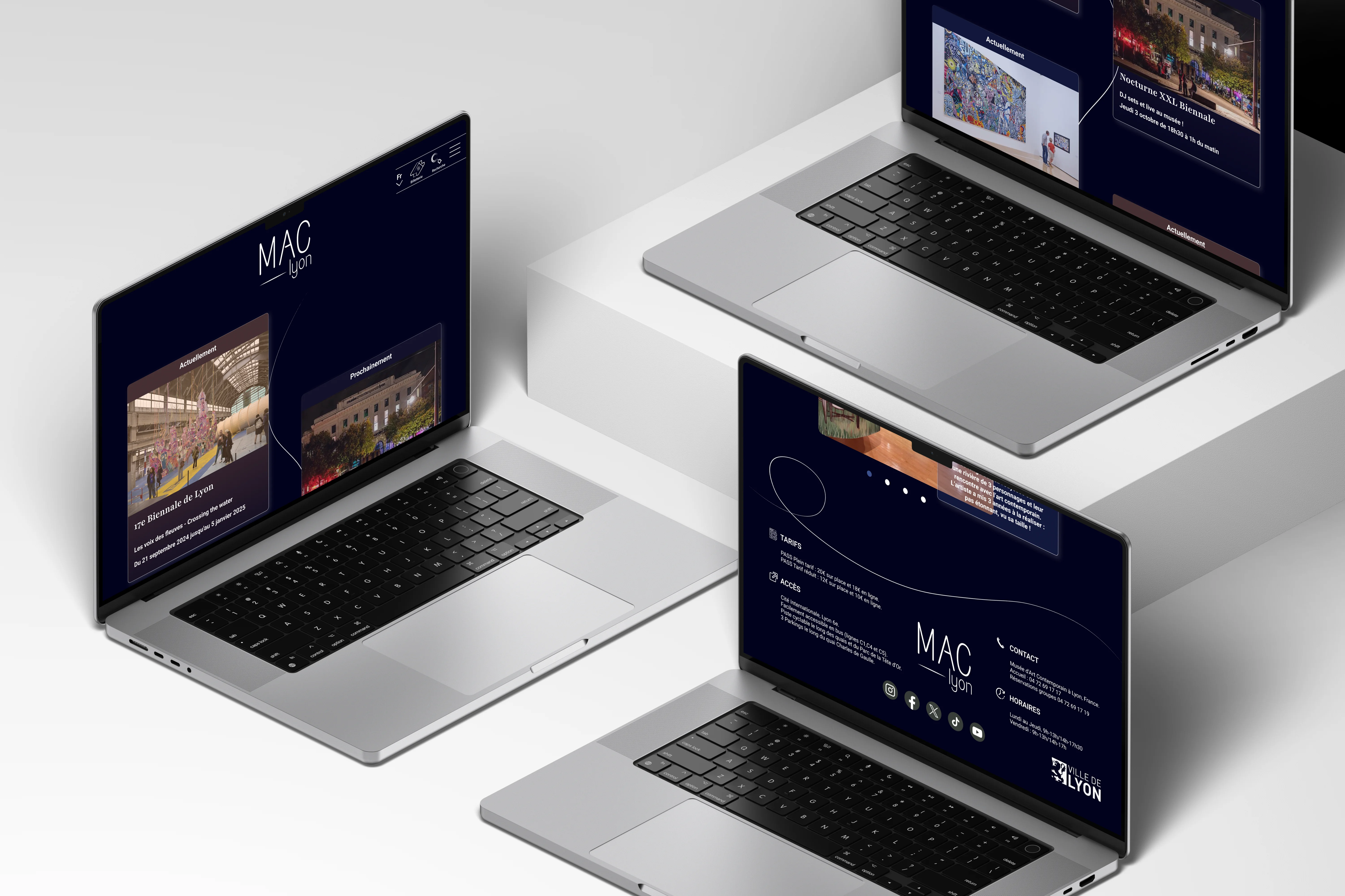 MAC LYON - Refonte Homepage et Application